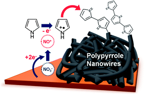 Single-step synthesis of polypyrrole nanowires by cathodic ...