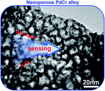 The nanoporous PdCr alloy as a nonenzymatic electrochemical sensor for ...