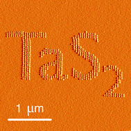 Nanofabrication of TaS2 conducting layers nanopatterned with Ta2O5 ...