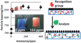 Responsive ionic liquid–polymer 2D photonic crystal gas sensors ...