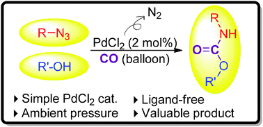 PdCl2 catalyzed efficient assembly of organic azides, CO, and alcohols ...