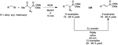 Substituent controlled reactivity switch: selective synthesis of α ...