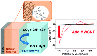 Electrocatalytic CO2 reduction with a membrane supported manganese ...