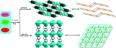Two novel mixed Eu3+/Y3+ Ln MOFs: influence of pH on the topology, Eu/Y ...
