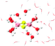 Aqueous Fe2S2 cluster: structure, magnetic coupling, and hydration ...