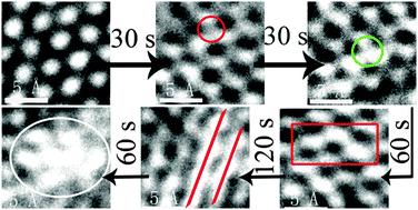 Morphological and structural evolution of WS2 nanosheets irradiated ...