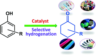 Selective hydrogenation of phenol and related derivatives - Catalysis ...