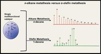 Striking difference between alkane and olefin metathesis using the well ...