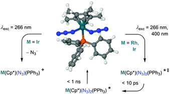 Picosecond time-resolved infrared spectroscopy of rhodium and iridium ...