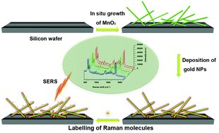 In situ controlled sputtering deposition of gold nanoparticles on MnO2 ...