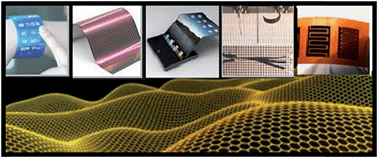Flexible graphene devices related to energy conversion and storage ...