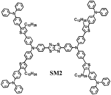 Synthesis of four-armed triphenylamine-based molecules and their ...