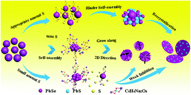 The S-hindered synthesis of PbSe/PbS nanosheets with enhanced ...