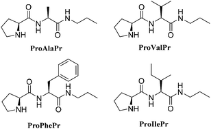 Structural insight into the aggregation of l-prolyl dipeptides and its ...