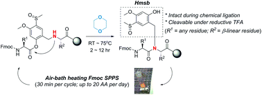 Accelerated Fmoc solid-phase synthesis of peptides with aggregation ...