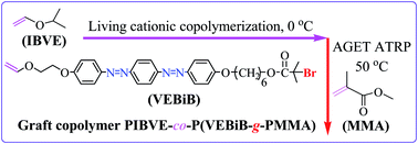 Living cationic polymerization of bisazobenzene-containing vinyl ether ...