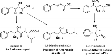 Common precursor strategy for the synthesis of bestatin, amprenavir ...