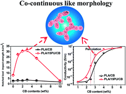 Formation of new electric double percolation via carbon black induced ...