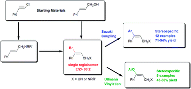 Stereoselective synthesis of (E)-3,3-diaryl and (E)-3-aryl-3-aryloxy ...