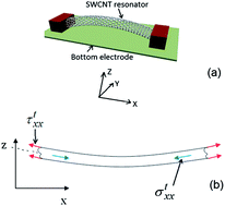 Nonlinear dynamics of a doubly clamped carbon nanotube resonator ...