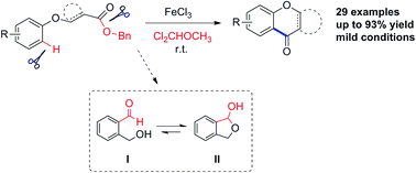 FeCl3 and ether mediated direct intramolecular acylation of esters and ...
