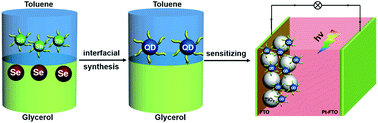 Interfacial synthesis of SnSe quantum dots for sensitized solar cells ...
