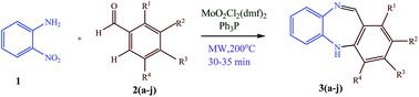 MoO2Cl2(DMF)2 catalyzed microwave assisted reductive cyclisation of ...