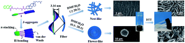 Water tuned nano/micro-structures in a redox-responsive supramolecular ...