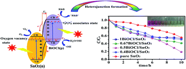 Enhanced visible light photocatalytic activity in BiOCl/SnO2 ...