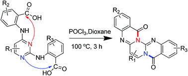 A POCl3-mediated synthesis of substituted fused azoacridones ...