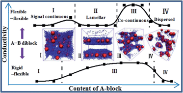 Role of block copolymer morphology on particle percolation of polymer ...