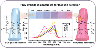 Colorimetric strips for visual lead ion recognition utilizing ...