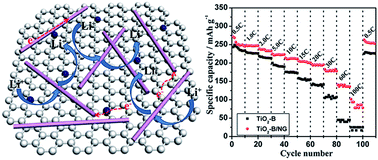 Ultrafast lithium storage in TiO2–bronze nanowires/N-doped graphene ...
