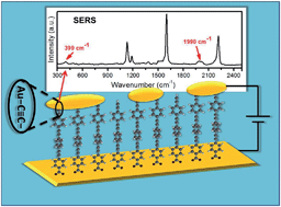 Preparation of nascent molecular electronic devices from gold ...