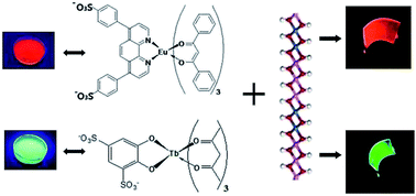 Ordered and flexible lanthanide complex thin films showing up ...