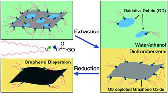 Purified dispersions of graphene in a nonpolar solvent via solvothermal ...