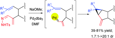 An entry to vinylcyclopropane through palladium-catalyzed ...