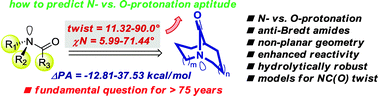An efficient computational model to predict protonation at the amide ...