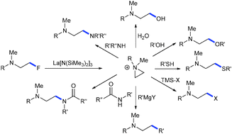 C–F bond substitution via aziridinium ion intermediates - Chemical ...