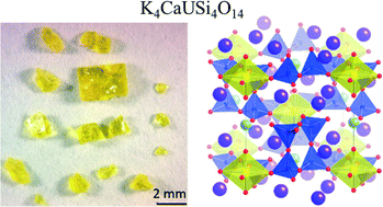 Synthesis and structure of the new pentanary uranium(vi) silicate ...