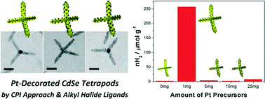 Uniform decoration of Pt nanoparticles on well-defined CdSe tetrapods ...