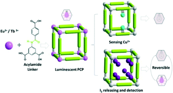 New luminescent porous coordination polymers with an acylamide ...