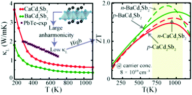 High thermopower and ultra low thermal conductivity in Cd-based Zintl ...