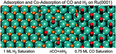 High coverage adsorption and co-adsorption of CO and H2 on Ru(0001 ...