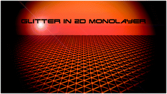 Glitter in a 2D monolayer - Physical Chemistry Chemical Physics (RSC ...