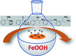 Tunable acid–base bifunctional catalytic activity of FeOOH in an ...
