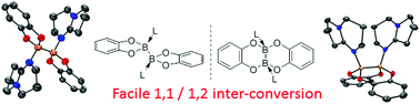 1,1/1,2 Isomerisation in Lewis base adducts of B2cat2 - Dalton ...