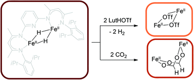 An iron(ii) hydride complex of a ligand with two adjacent β ...