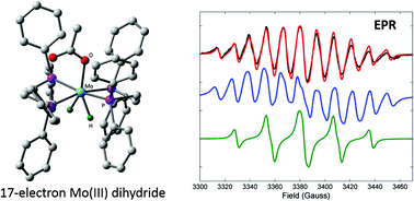 EPR detection and characterisation of a paramagnetic Mo(iii) dihydride ...