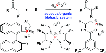 Chiral quaternary phosphonium salts as phase-transfer catalysts for ...
